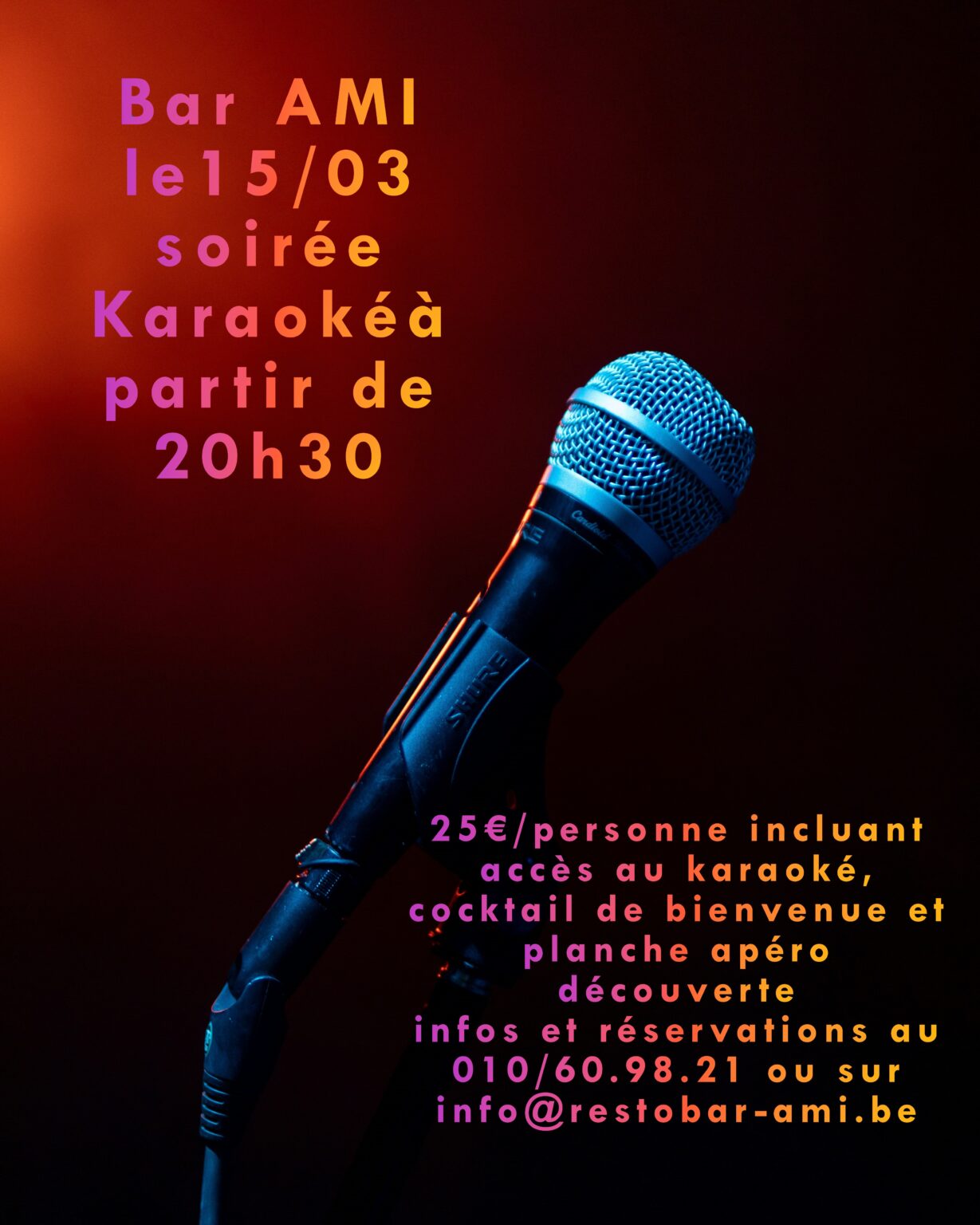 Resto-Bar AMI: Bar à Tapas et à Cocktails - EVENT